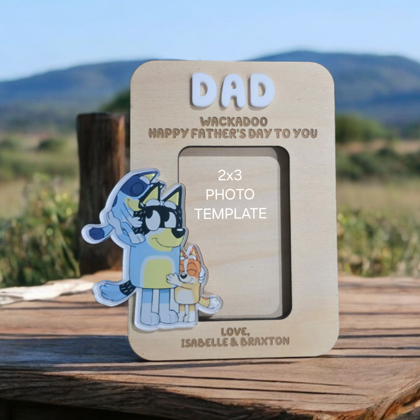 Wackadoo Fridge Magnet Photo Frame
